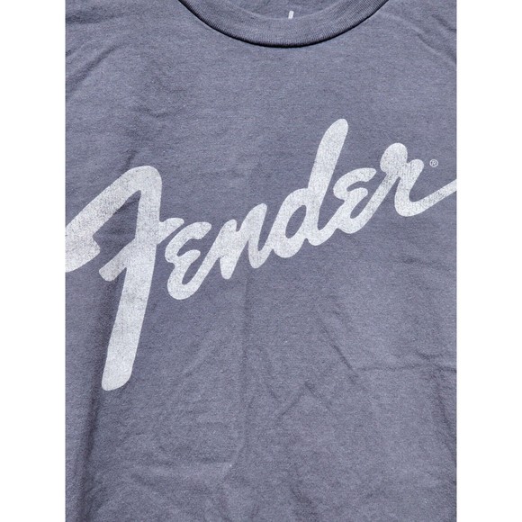 Fender | Shirts | Gray Fender Tshirt Medium Guitar Music | Poshmark